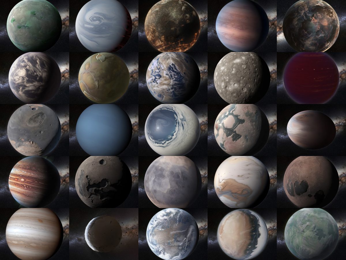 PLANET TYPES - Pablo Carlos Budassi