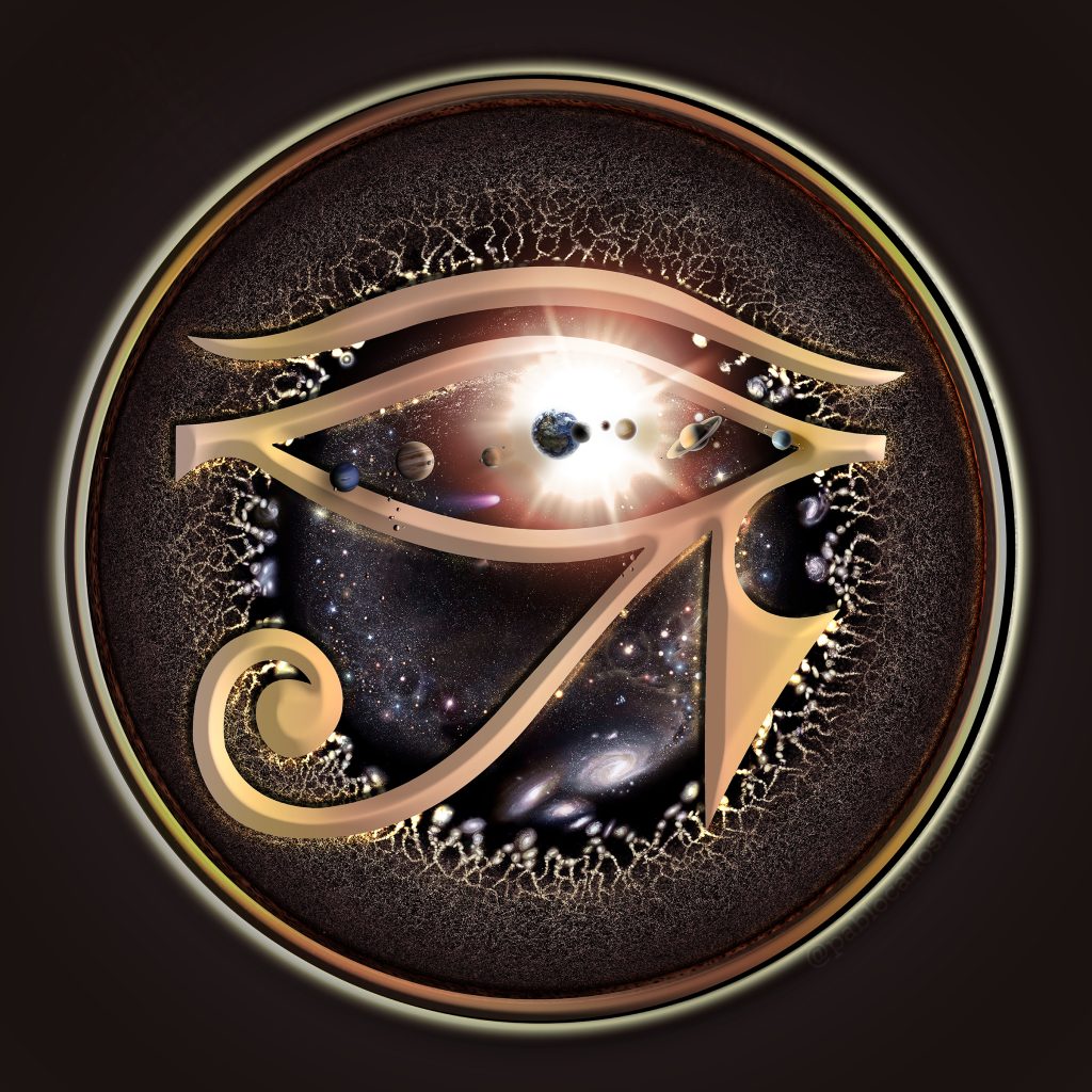 Horus Eye Universe - Pablo Carlos Budassi